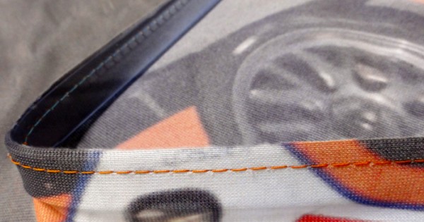 Keder silicone reinforcement edging for use in sewing machines